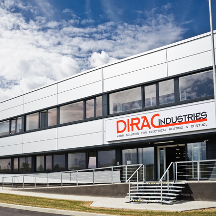 výrobní hala s administrativním sídlem společnosti Dirac Industries